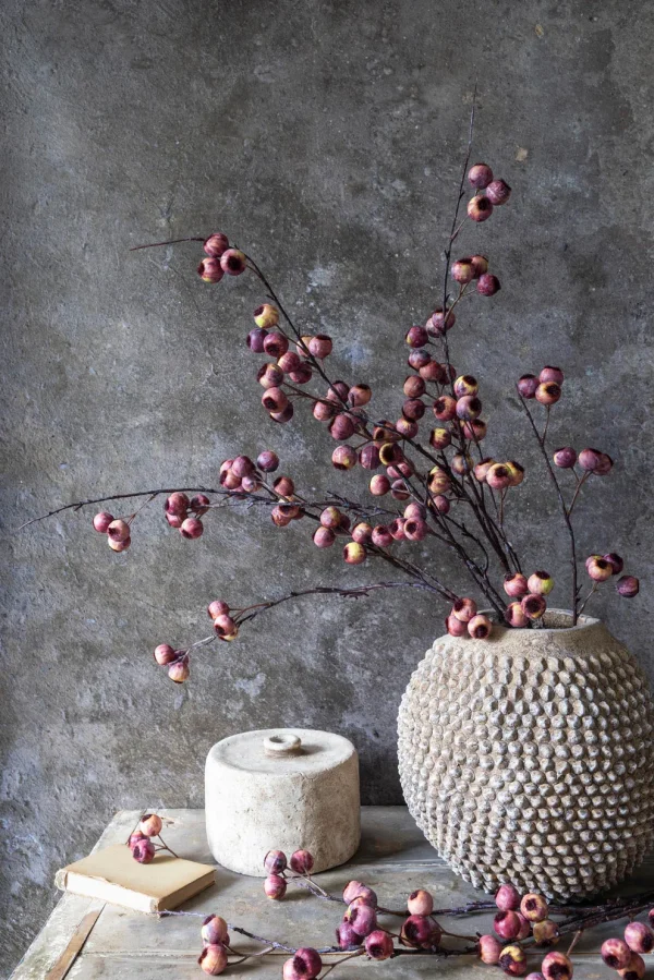 Artificial Berry Hawthorn, Pink - Alisarch